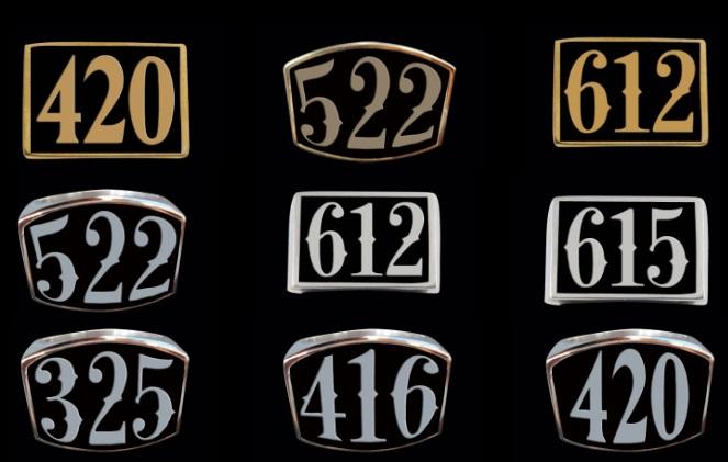 3 and 4 Number Rings – Big Joes Biker Rings