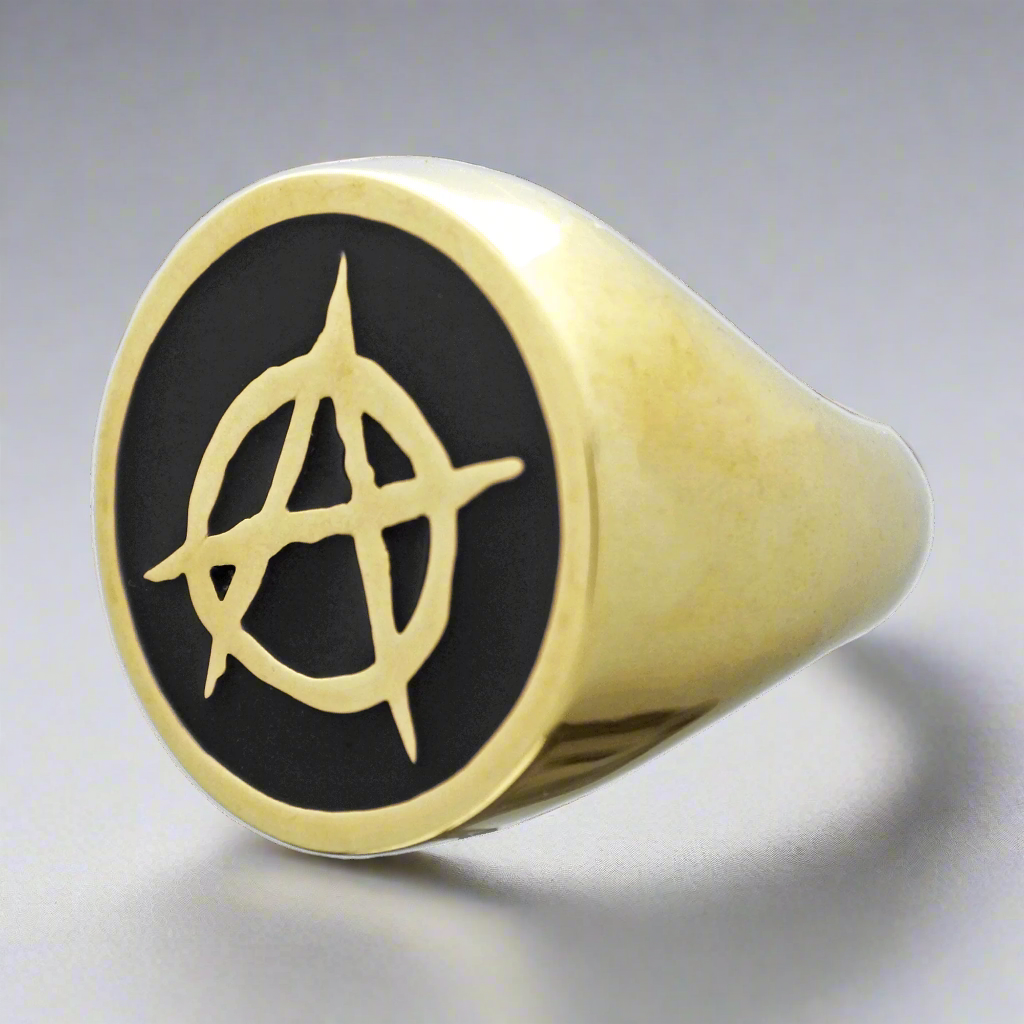 Anarchy Ring – Big Joes Biker Rings