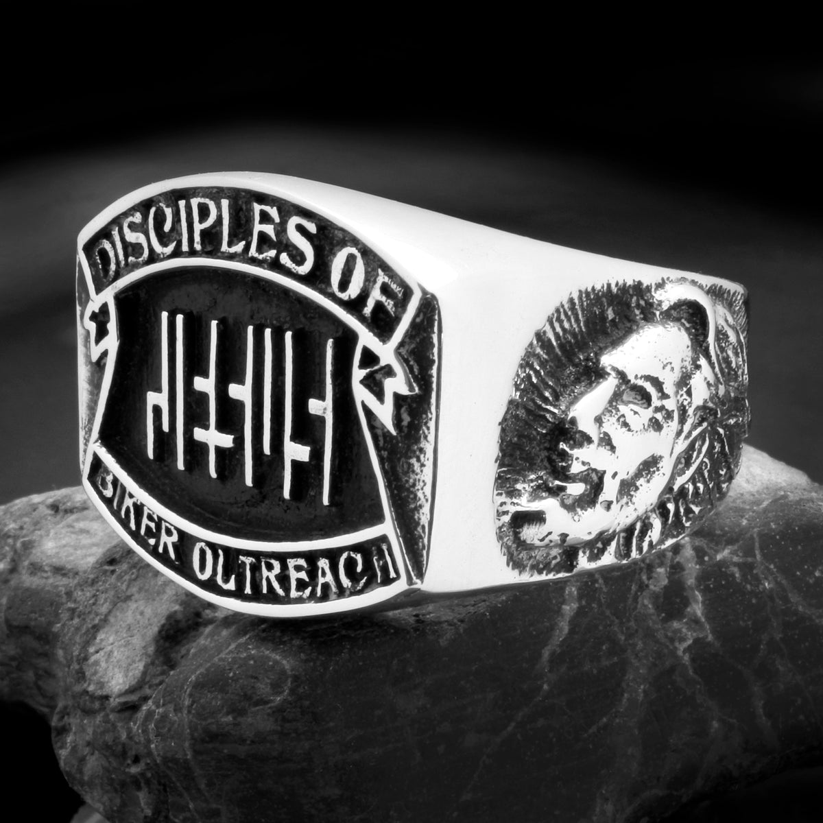Christian Biker Outreach Jesus Ring – Big Joes Biker Rings