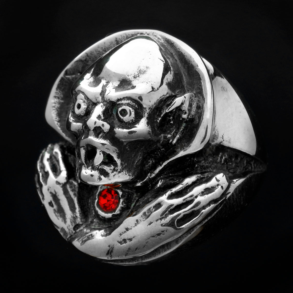 Nosferatu the Vampire Ring – Big Joes Biker Rings